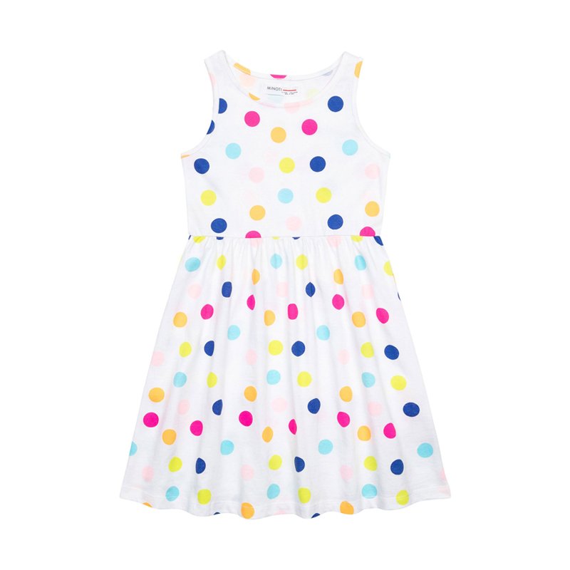 WeeOnes. 10KVDRESS 4T: WHITE SPOTTY VES